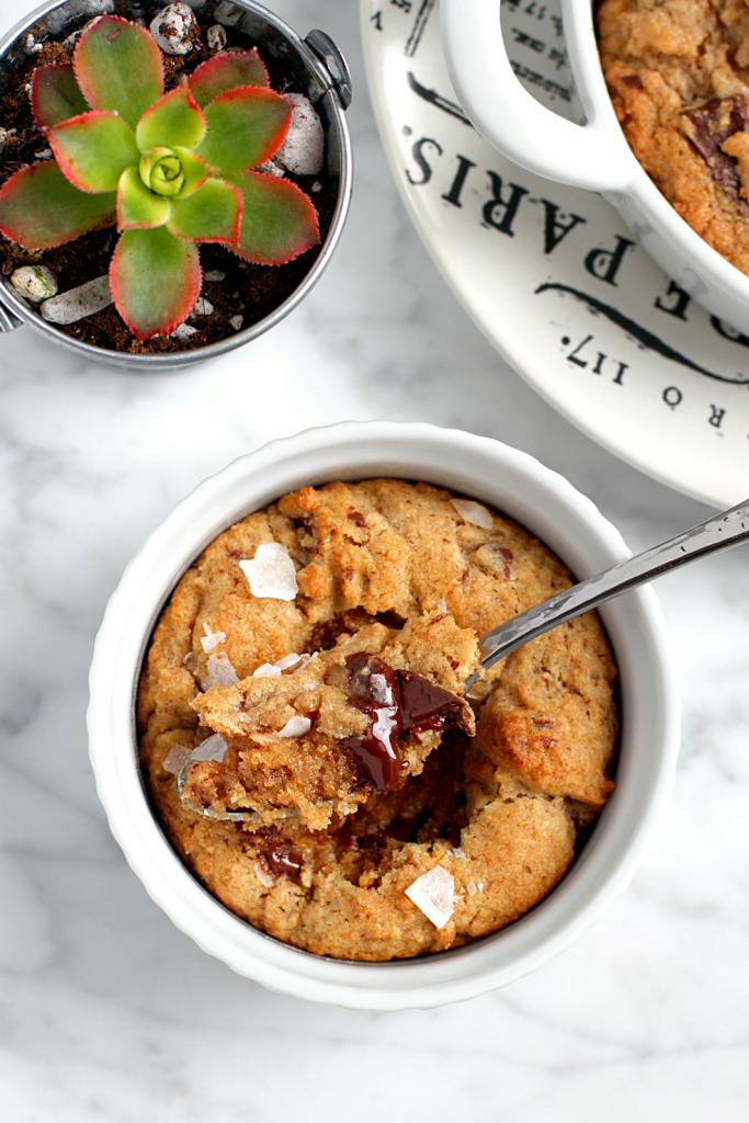 Whole Wheat Chocolate Chip Cookies (in Ramekins) - Two of a Kind